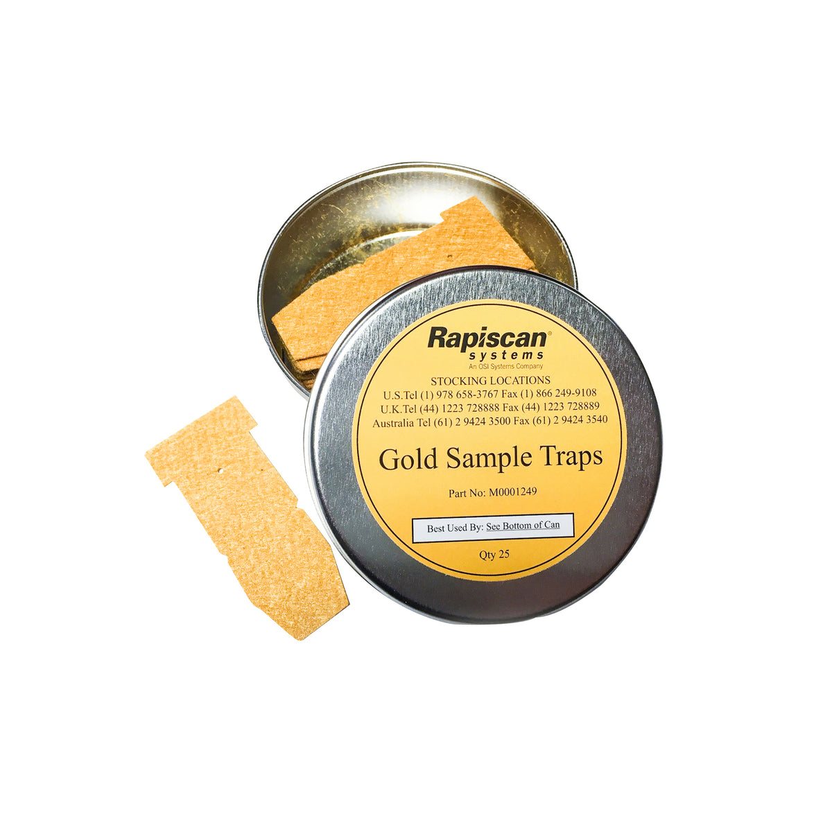 Sample Traps, Gold — Rapiscan Systems - EMEA